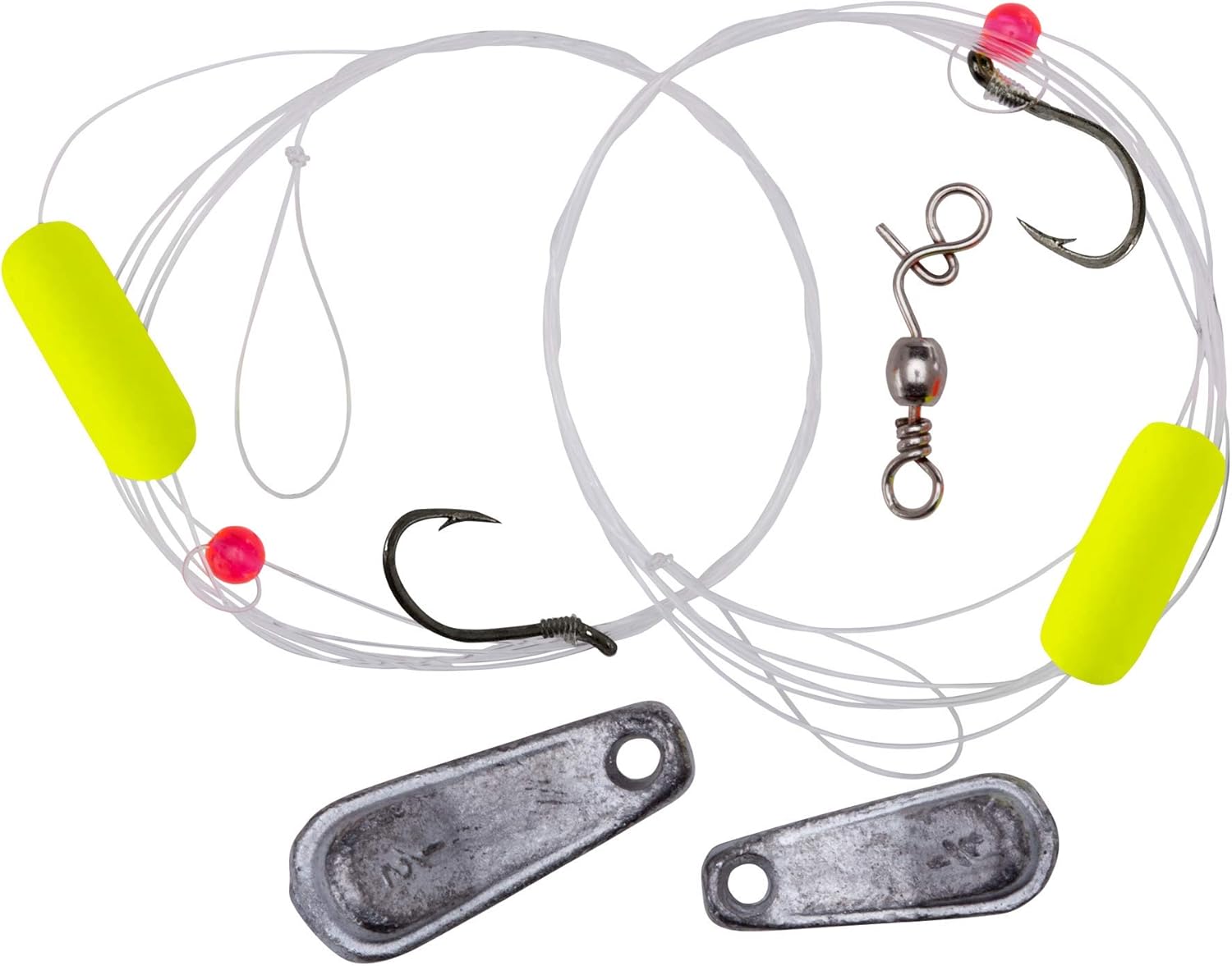 Lindy Floating Rig - Fluorescent Yellow - Crawler/Leech Hook, Bait Rigs ...