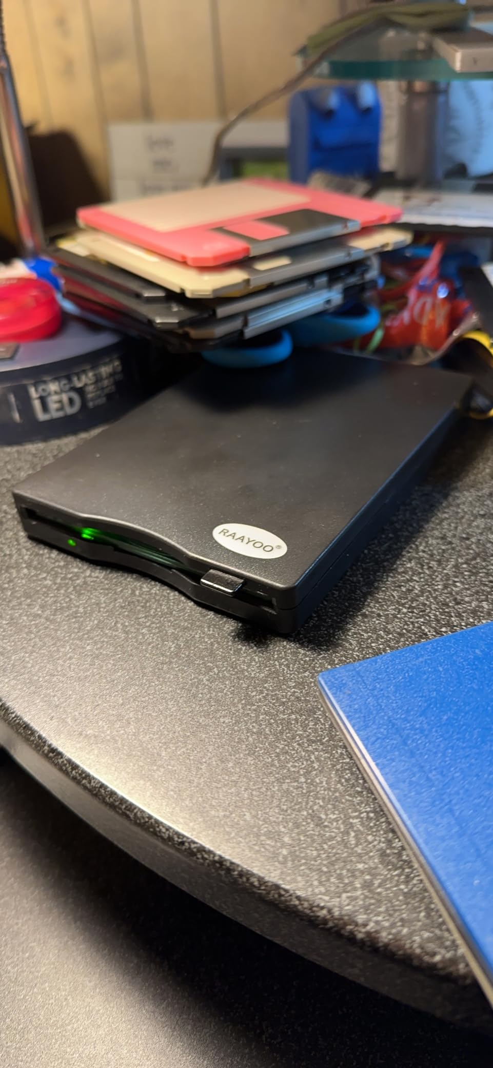 Amazon.com: Floppy Disk Reader, External USB 2.0 & Type C Floppy Disc Reader, Portable 3.5 inch ...