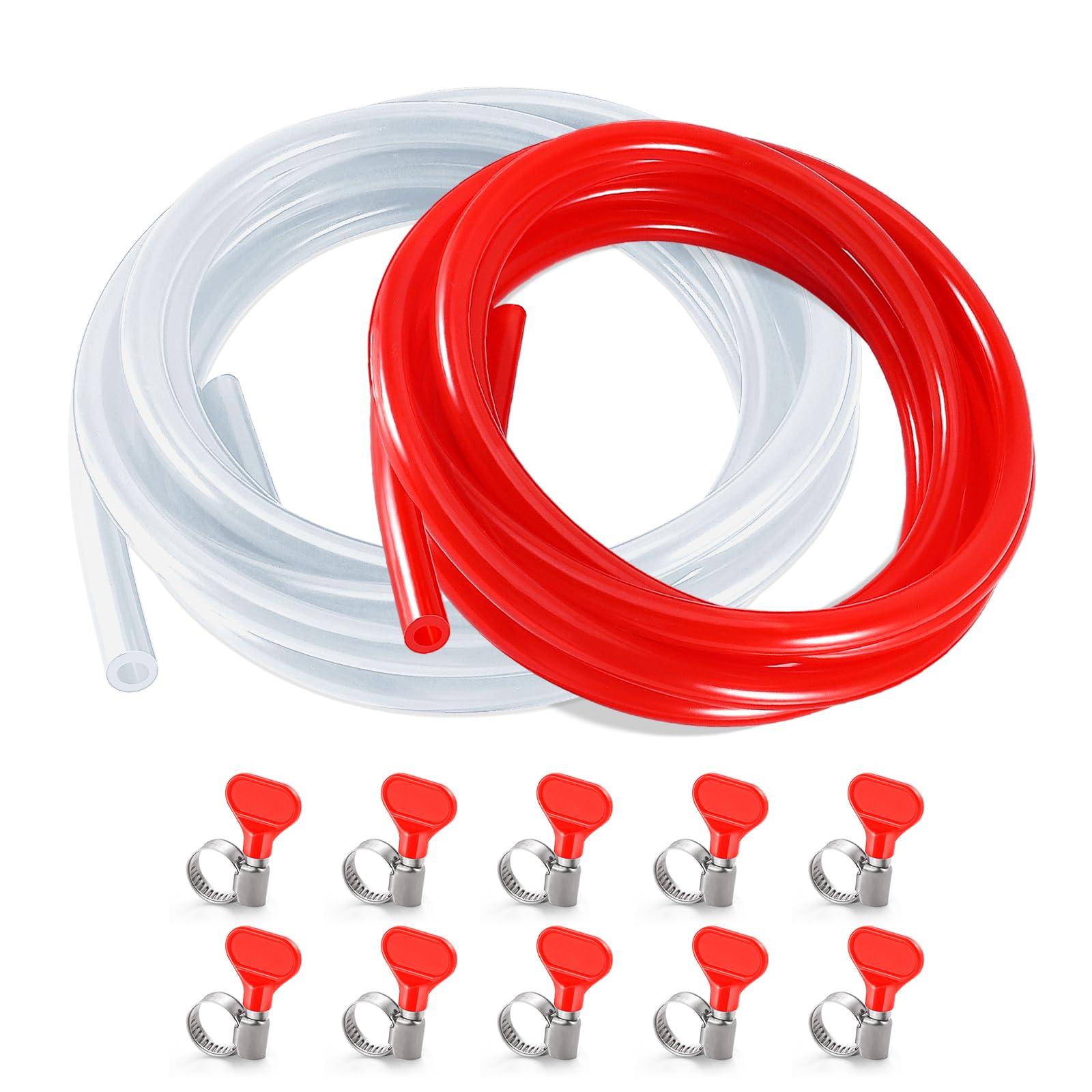 Amazon.com: Imaictuu CO2 Hose Beer Line Dual Lines Kit，15FT 3/16" Beer ...