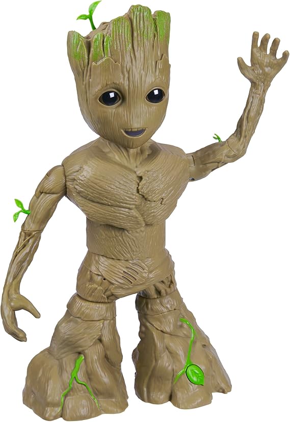 Amazon.com: Marvel Studios I Am Groot Groove 'N Grow Groot, 13.5-Inch ...