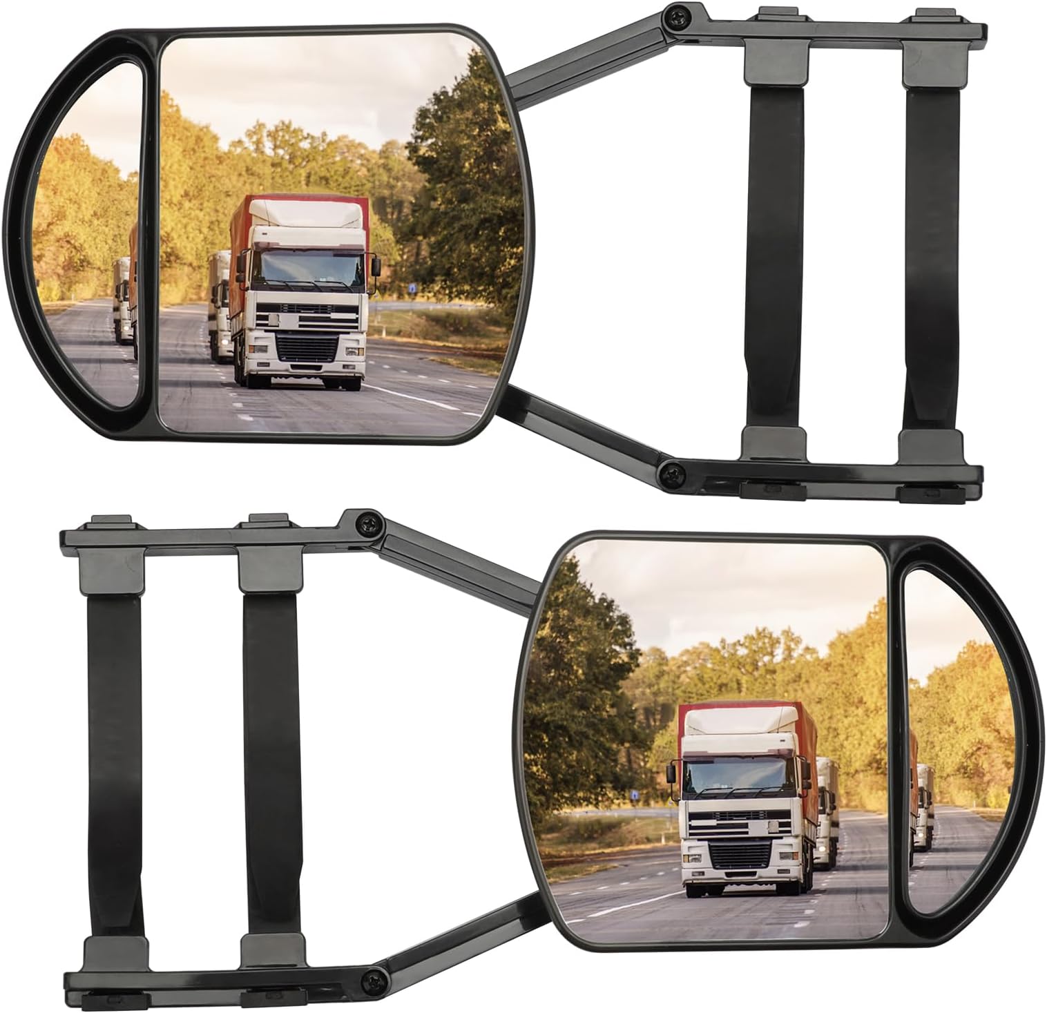 Amazon.com: Saihisday Universal Clip-on Towing Mirrors, 360 Degree ...