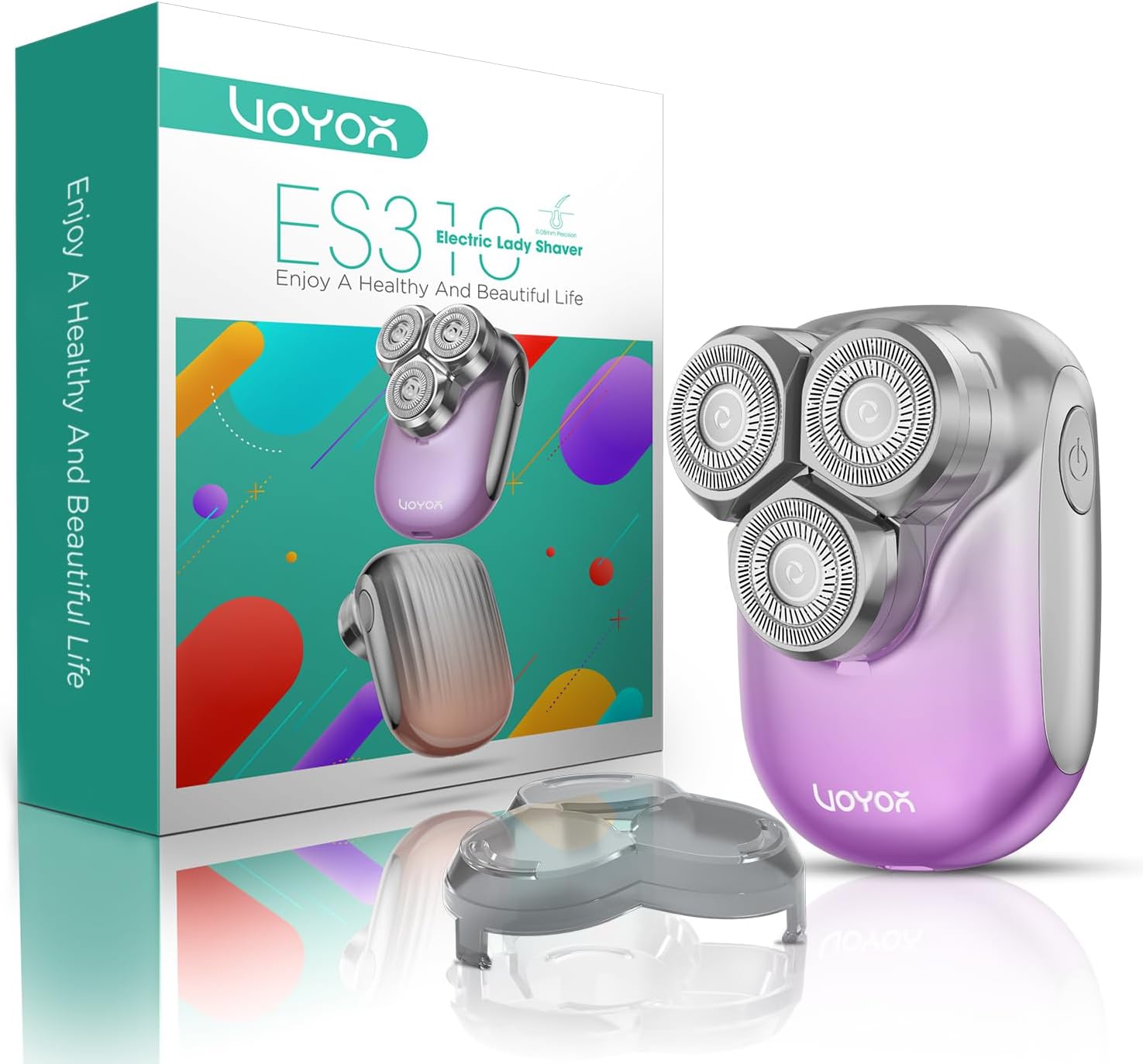 Amazon.com: Electric Razors for Women Legs 3-Blade Shaver Heads ...