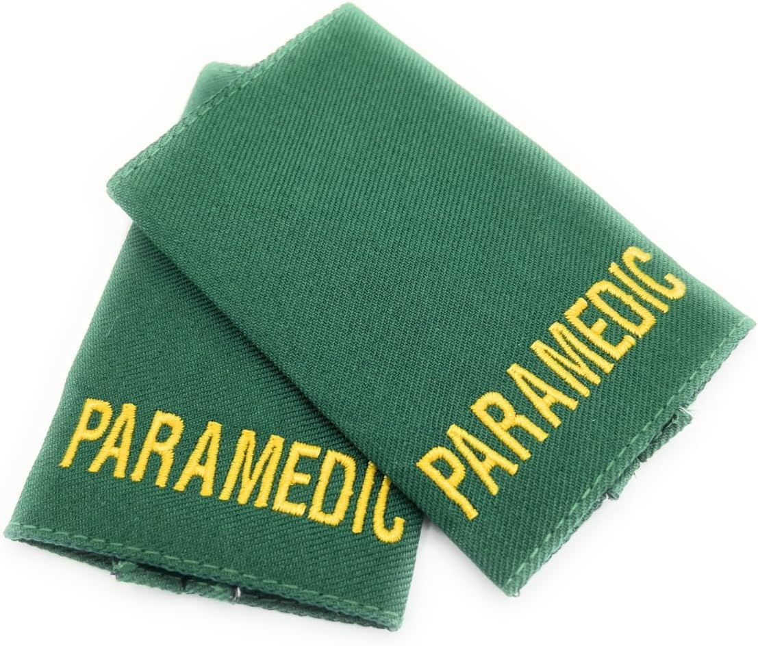 USL Paramedic epaulettes Green ambulance medic officer epaulette ...