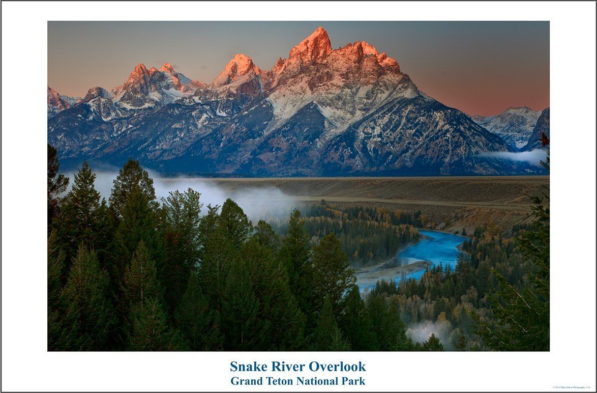 Amazon.com: Snake River Overlook, Grand Teton's National Park ...