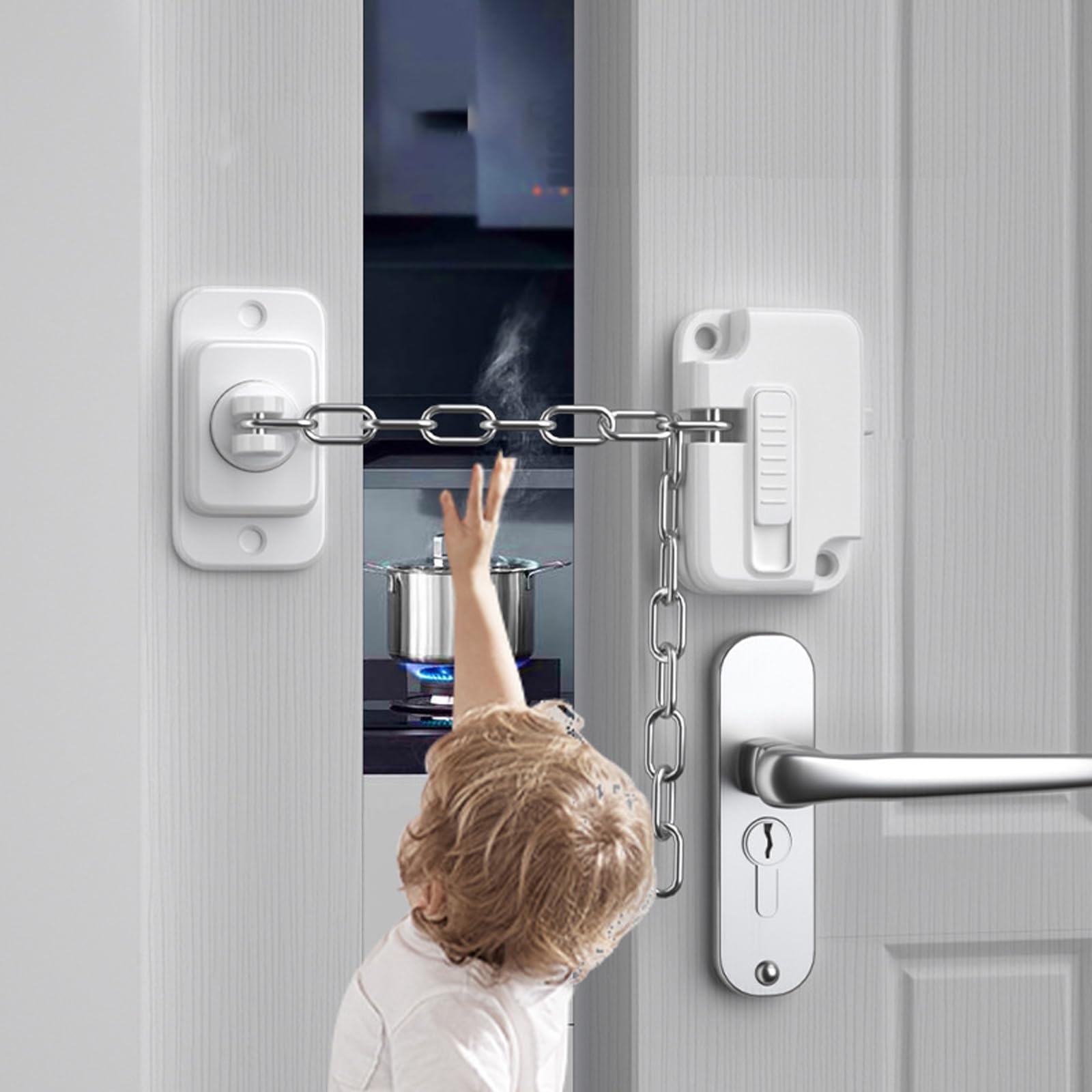 Amazon.com: TSMST Child Proof Door Top Lock,Security Door Lock with ...