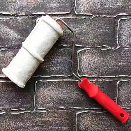 Amazon.com: JIUCHEN Embossed Paint Roller, 8 Inch Brick Embossing ...