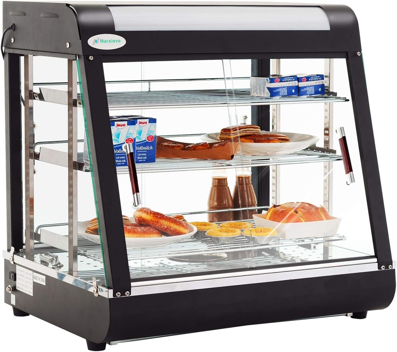 Amazon.com: ROVSUN Food Warmer Display Pizza Warmer, Commercial ...