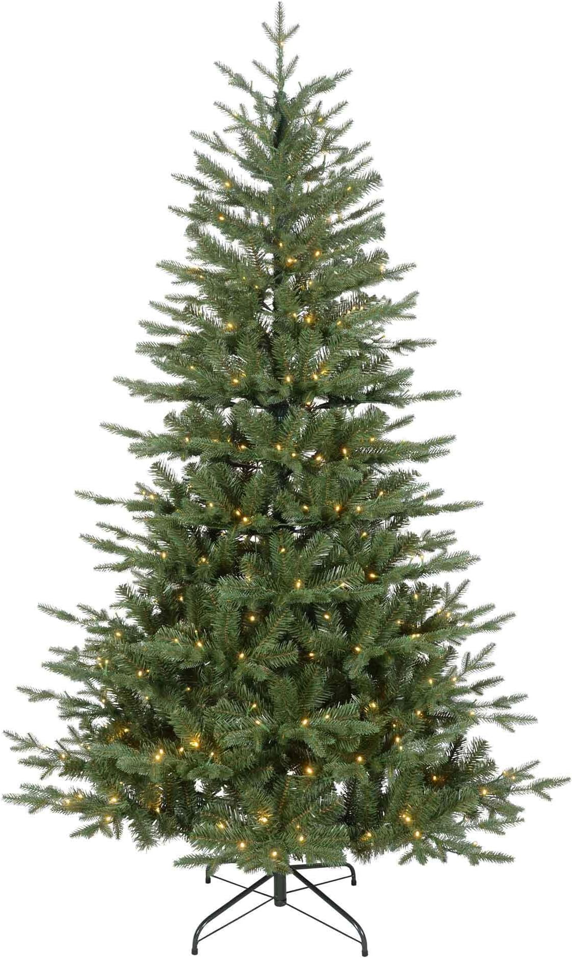 HOMCOM 1.2m 4ft Christmas Tree Entrance Décor 750 Tips Xmas Pre-lit ...