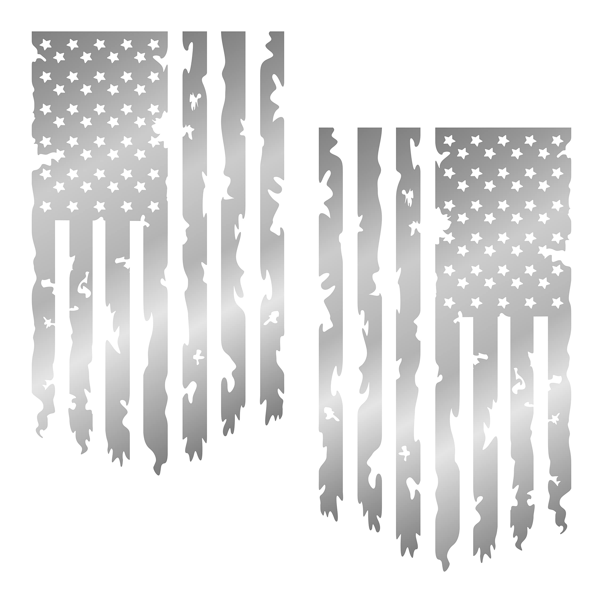 Amazon.com - Distressed American USA US Flag Truck Tailgate Vinyl Decal ...