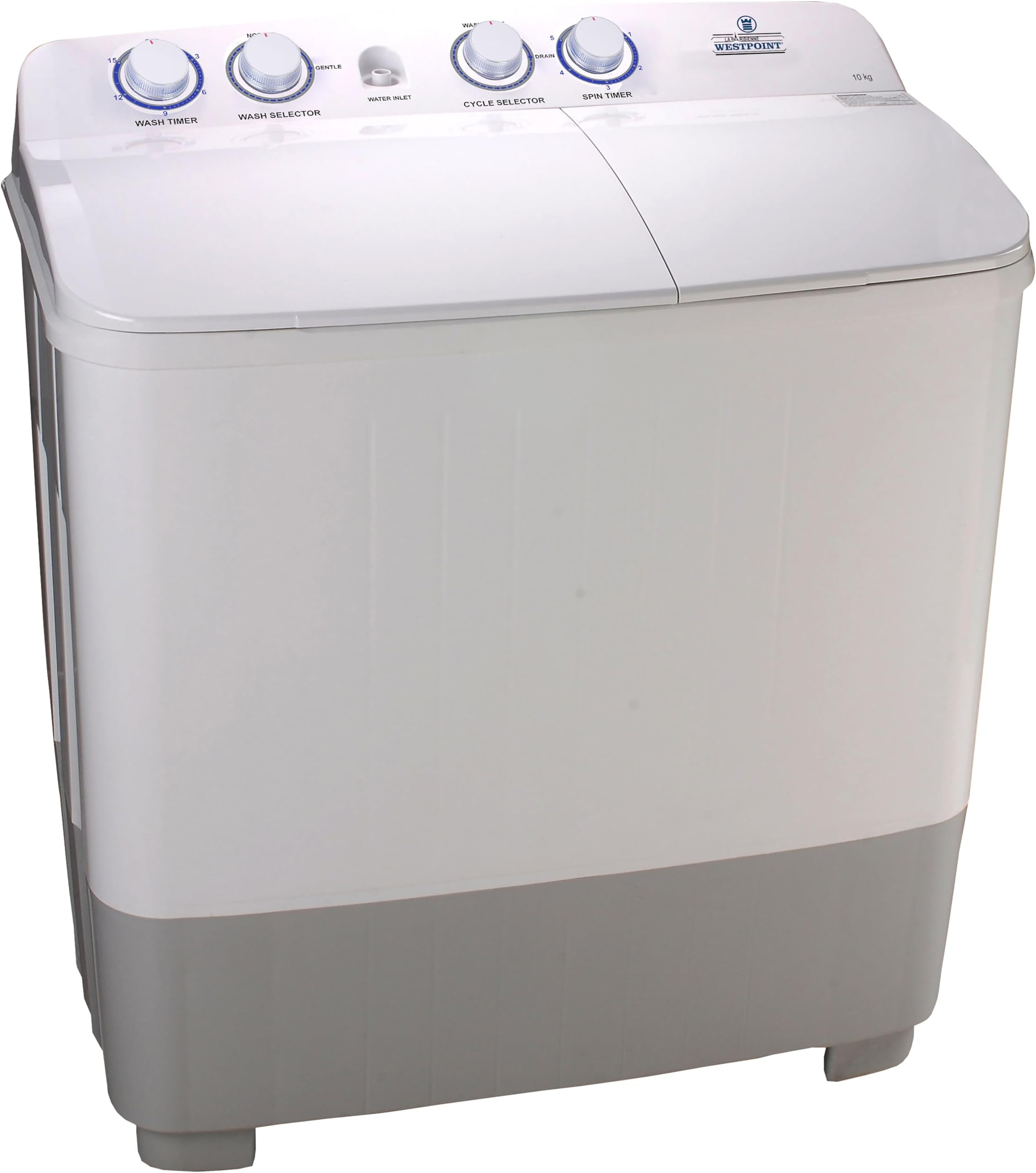 Westpoint 10 kg Twin Tub Semi-Automatic Top-Load Washing Machine ...