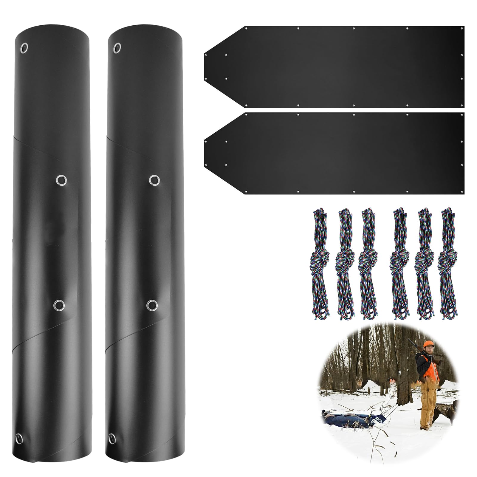 Jet Sled Multipurpose Utility Sled, Deer Drag Sled, Deer Sledding Game ...