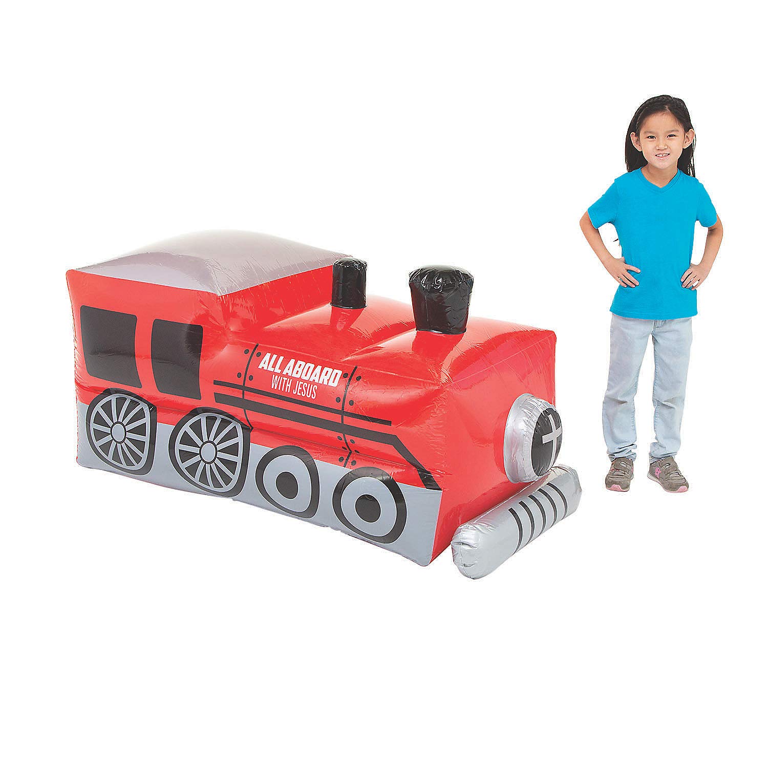 Amazon.com: Fun Express Railroad Train Inflatable – Ideal for VBS ...