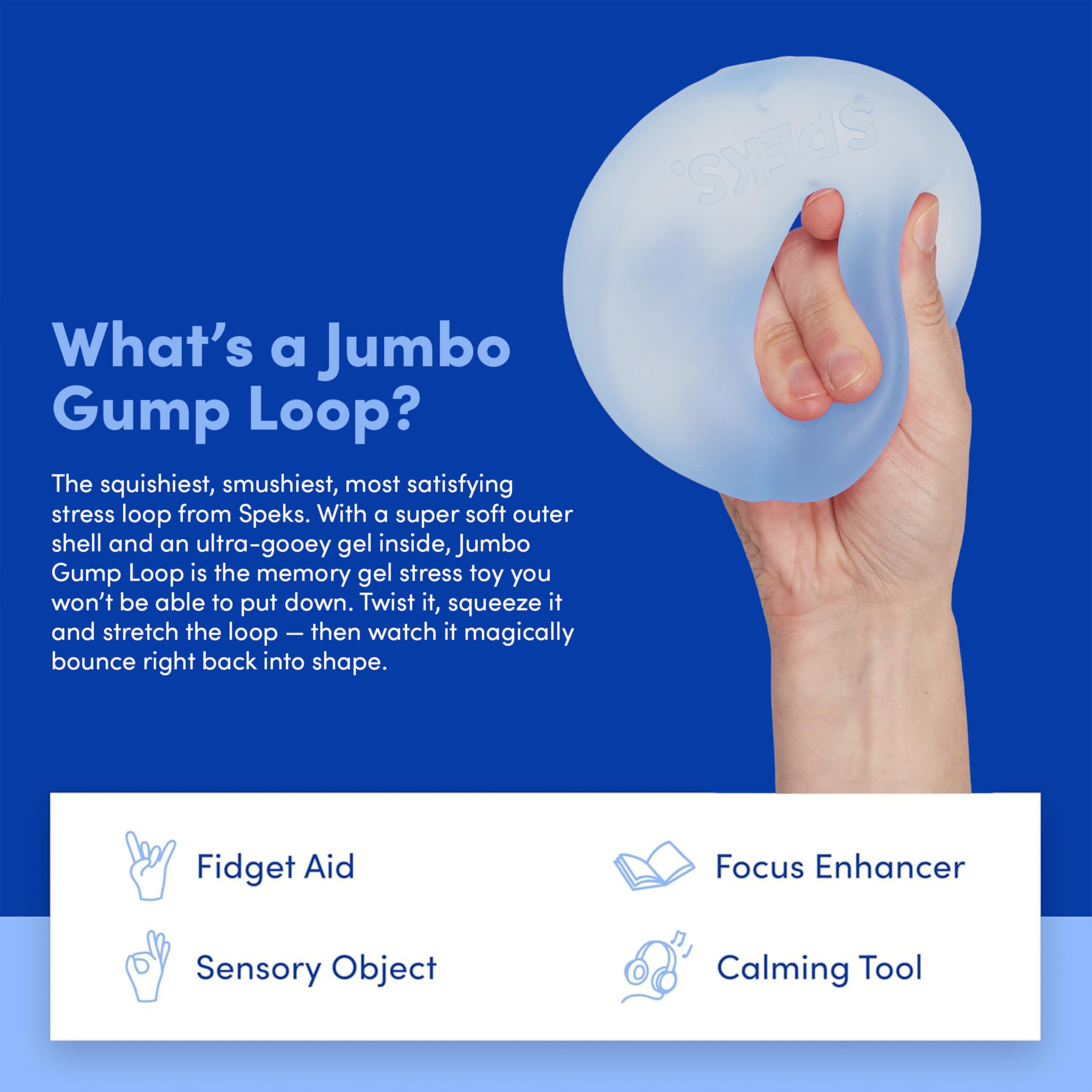 Snapklik.com : Gump Jumbo Loop Gel-Filled Stress Ball Ultra-Squishy ...