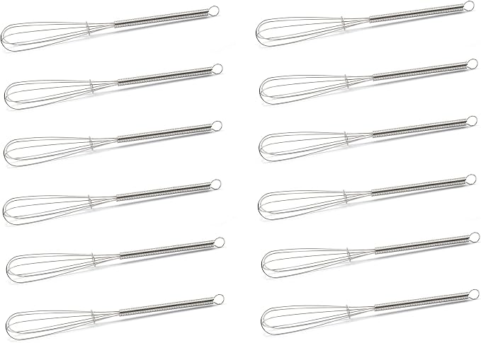 Amazon.com: Mini Whisks 7 inch 12Pcs: Home & Kitchen