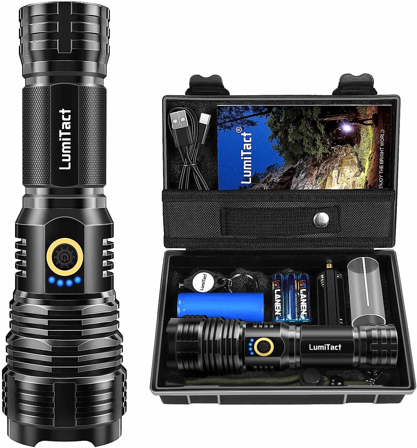 Defender Lumos LED Torch - Compact Handheld Battery Powered - 230 Lumen ...