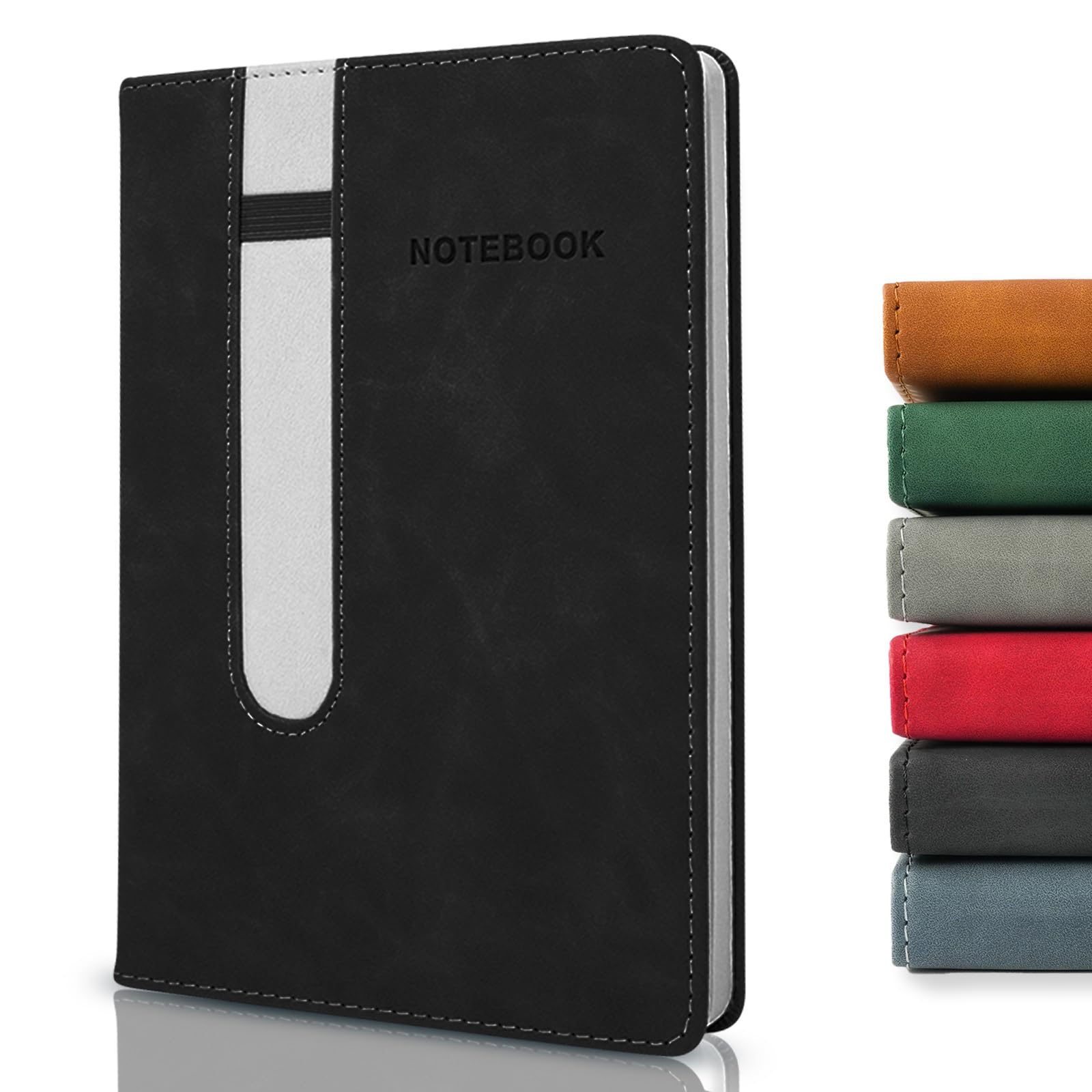 Amazon.com : MushyDiary Notebook,A5 Leather Notebook for men women,240 ...