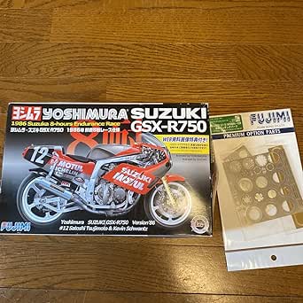 Amazon.co.jp: Fujimi Yoshimura Suzuki GSX-R750 1986 Suzuka 8 Race ...