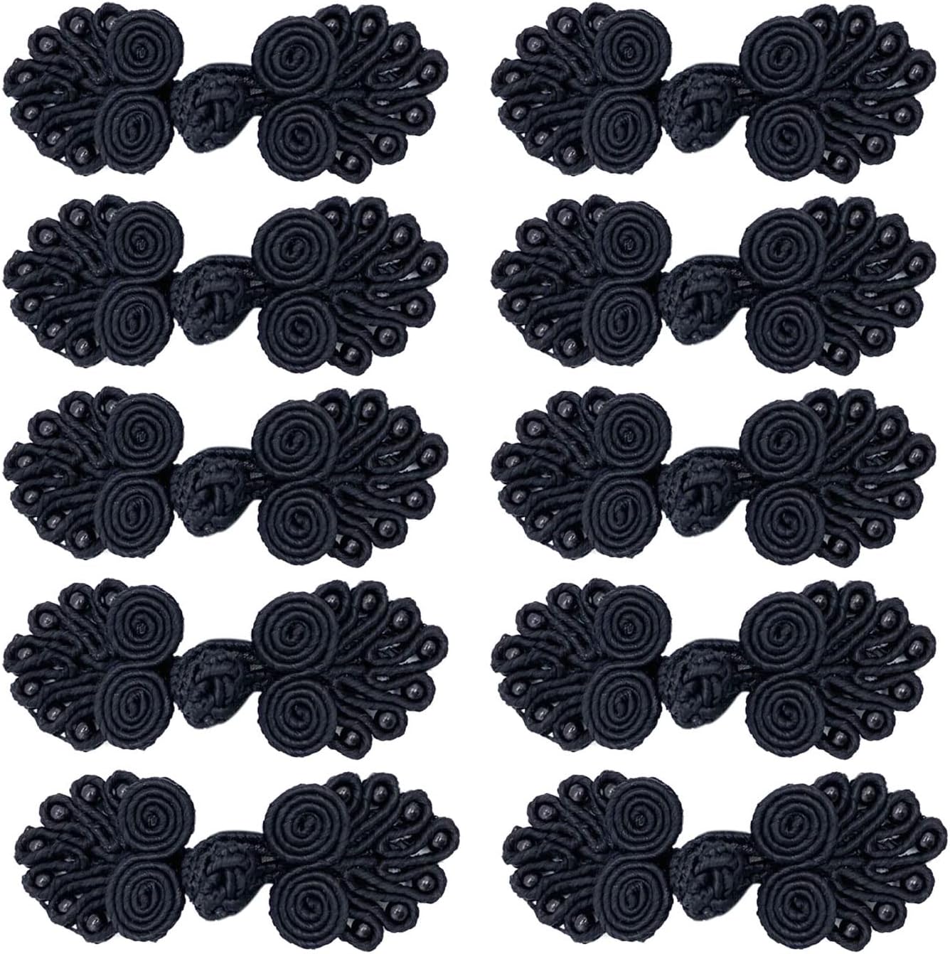 Amazon.com: Chinese Frogs Button Closures Hook & Eye Fastener - Sewing ...