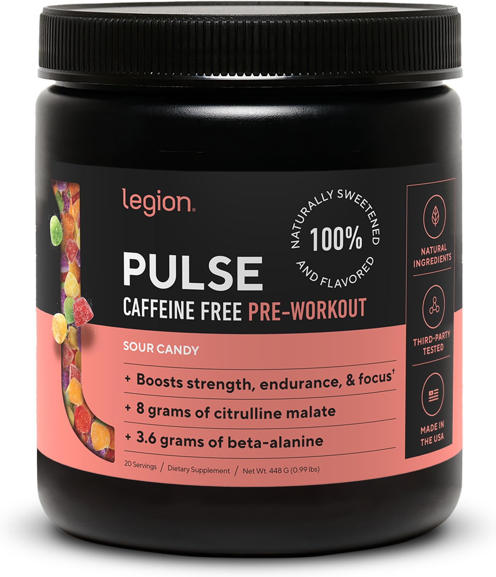 Amazon.com: LEGION Pulse Pre Workout Supplement - All Natural Nitric ...