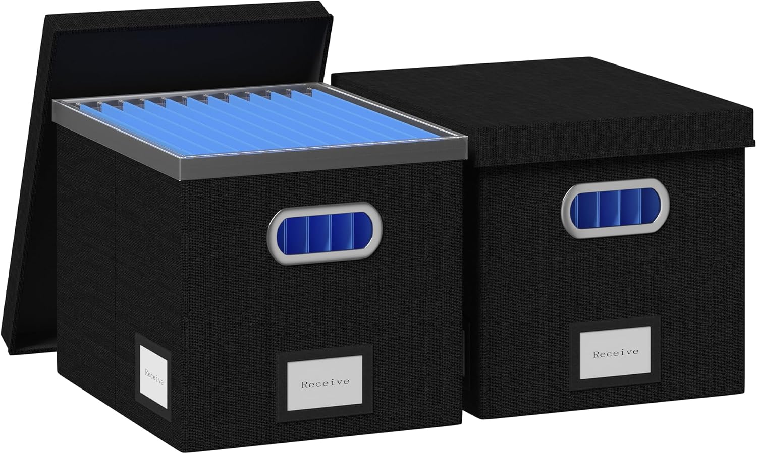 Amazon.com: GRSQYS File Organizer Box - File Boxes for Hanging Files ...