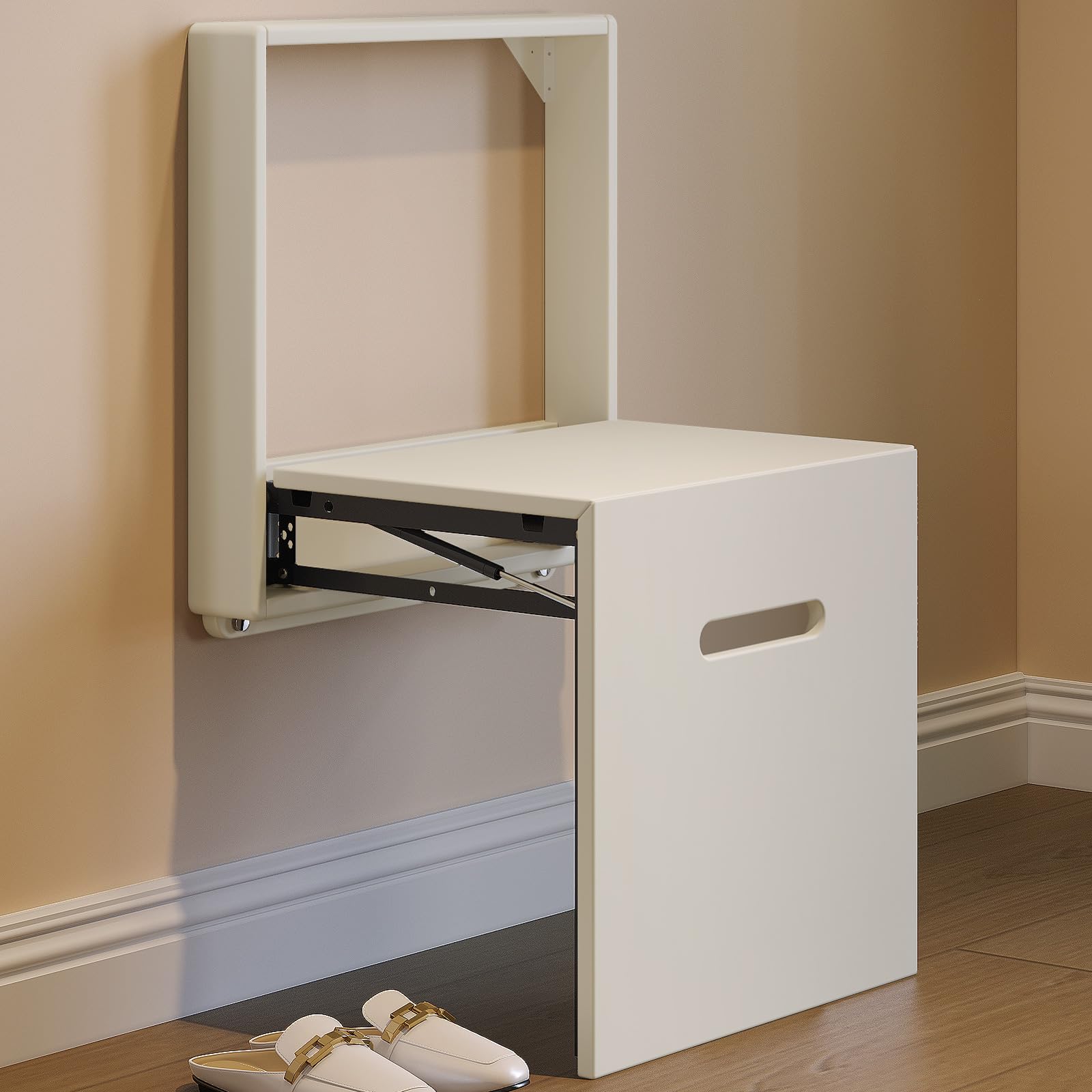 Wall Mounted Stool Kate And Laurel Kaya Modern Wall Mounted Folding