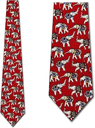 Amazon.com: Republican Ties Republican Elephants Neckties Political Tie ...