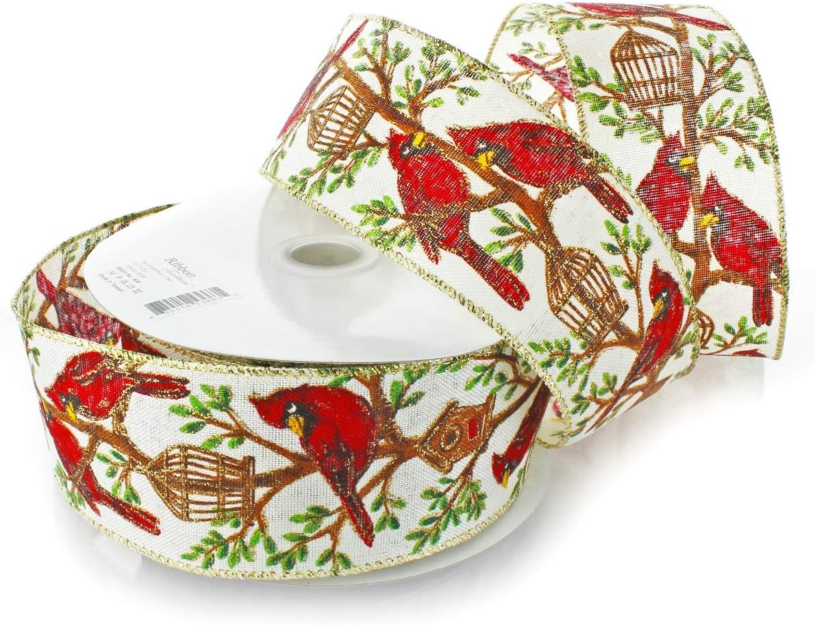 Amazon.com: Ribbon Traditions Farm Animals Sunflowers Wired Ribbon 2 1/ ...