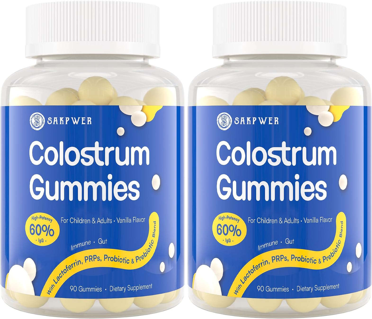 Amazon.com: VIFSSG Grass Fed Colostrum Supplement 2000mg, 120 Gummies ...