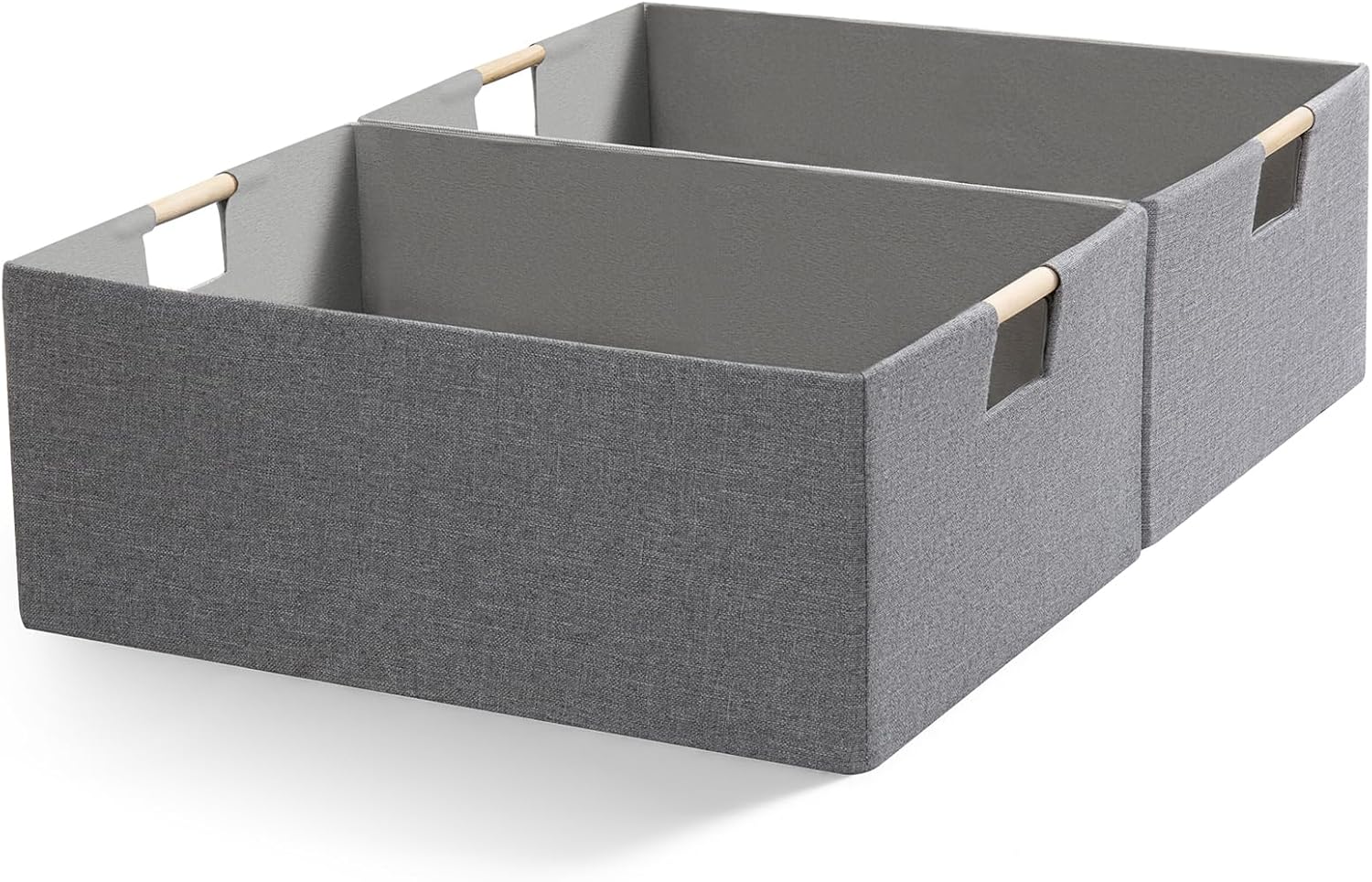Amazon.com: Foldable Fabric Storage Cubes, 2 Packs Cloth Storage ...