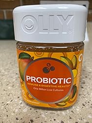 Amazon.com: OLLY Probiotic Gummy, 1 Billion CFUs, Immune and Digestive ...