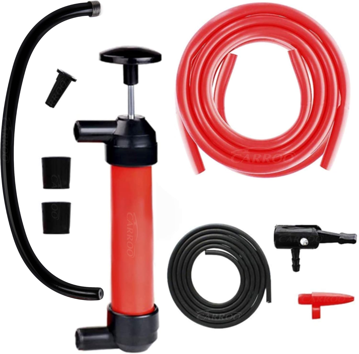 Amazon.com: Carroo Multi-Use Fuel Siphon Pump Kit, Never Lose A Drop Of ...