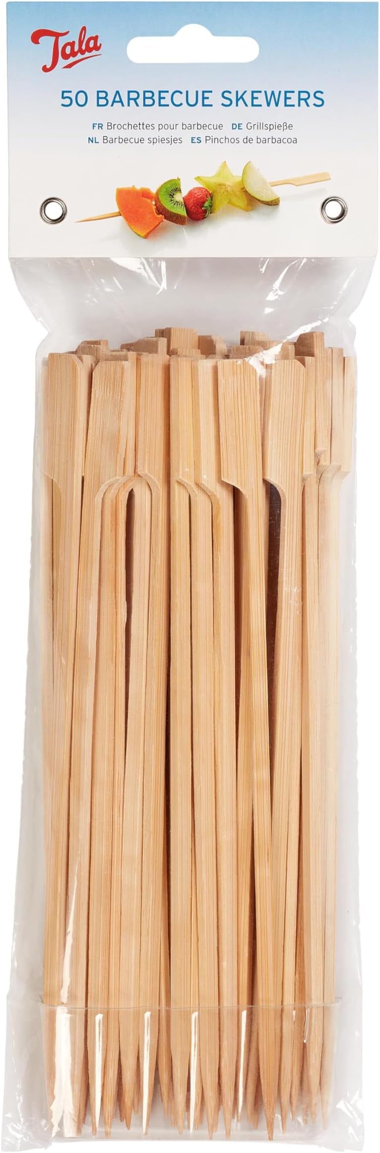 PME LSK184 Bamboo Paddle Skewers 18cm, Pack of 50, Brown : Amazon.co.uk ...