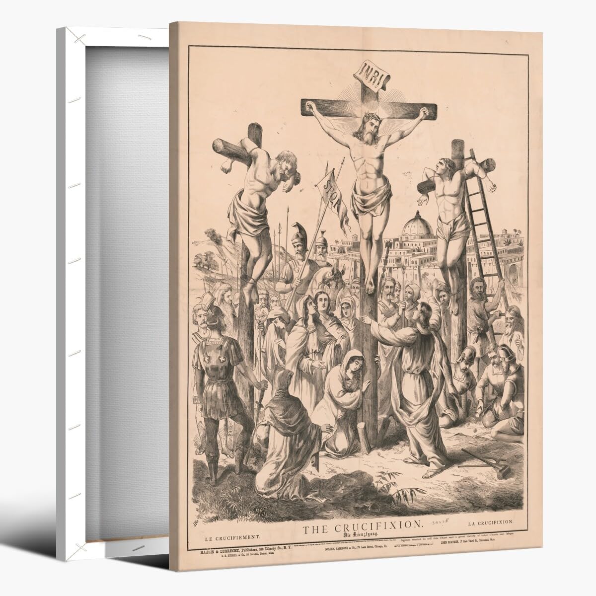 Amazon.com: The crucifixion (1866) Haasis & Lubrecht Classical ...