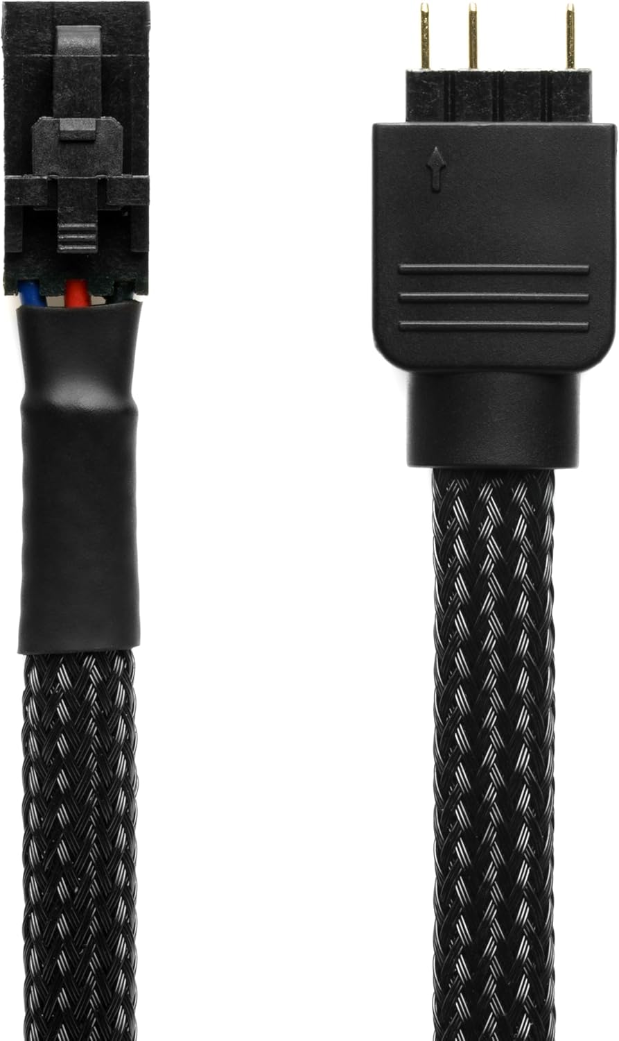 Amazon.com: CRJ 3-Pin ARGB Lighting Adapter Cable - 6-inch (15cm ...
