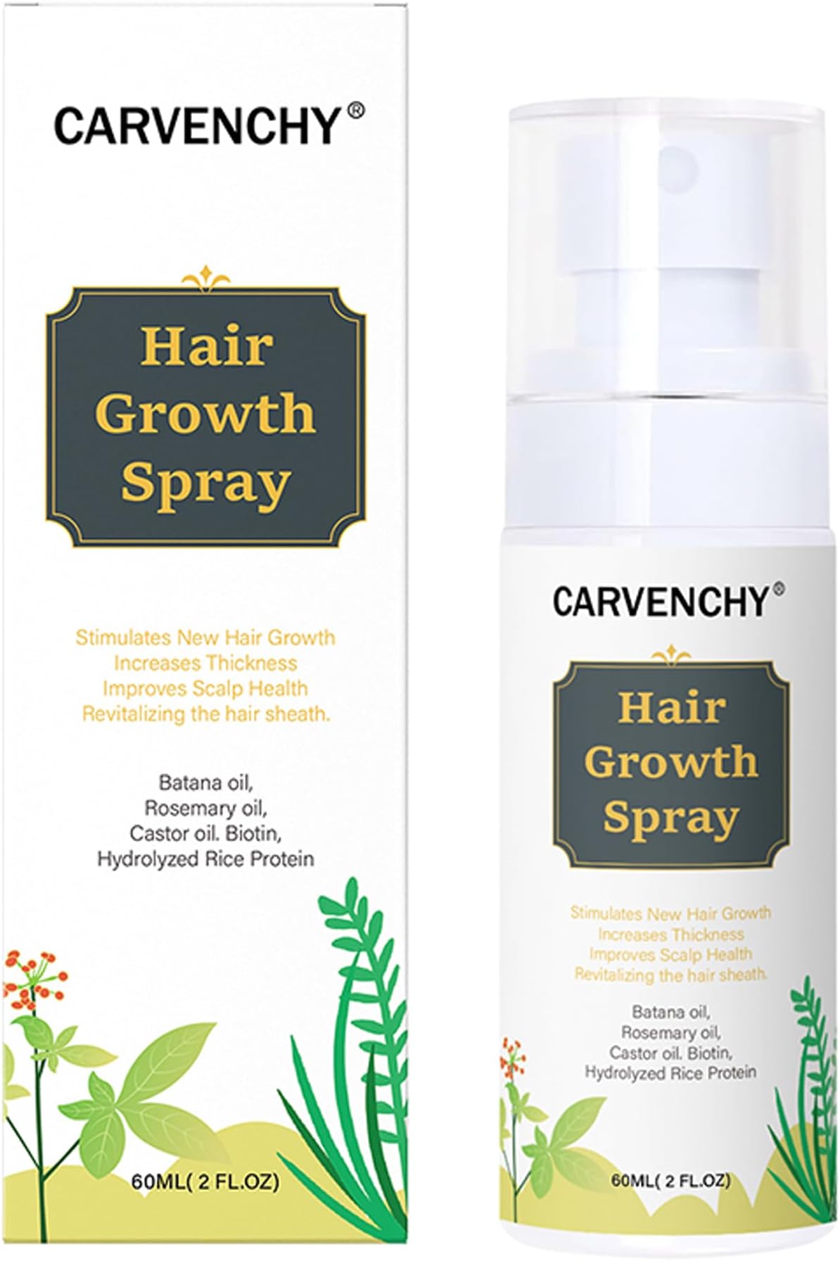 Amazon.com : FullyVital Enhance Hair Growth Serum - Science Backed Hair ...