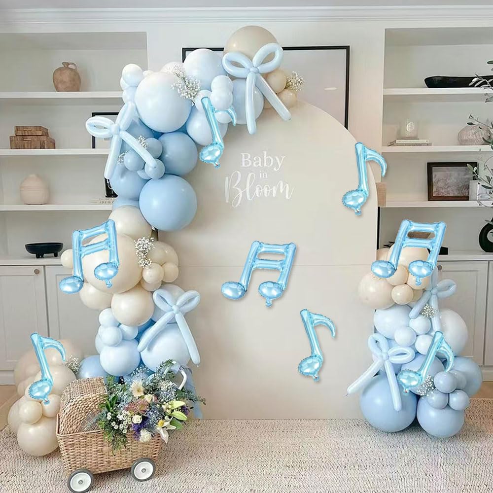 Music Note Baby Shower Decorations