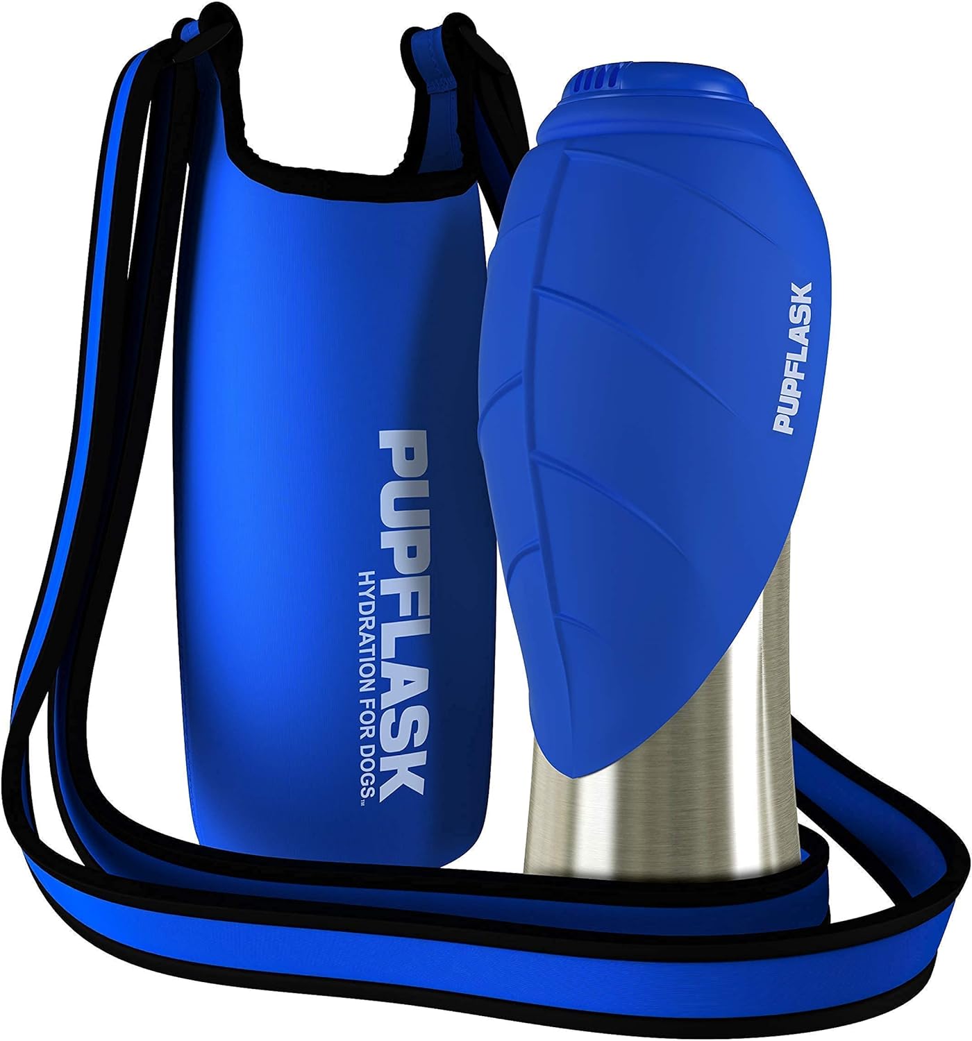 Amazon.com : Tuff Pupper Dog Water Bottle Holder and PupFlask Portable ...