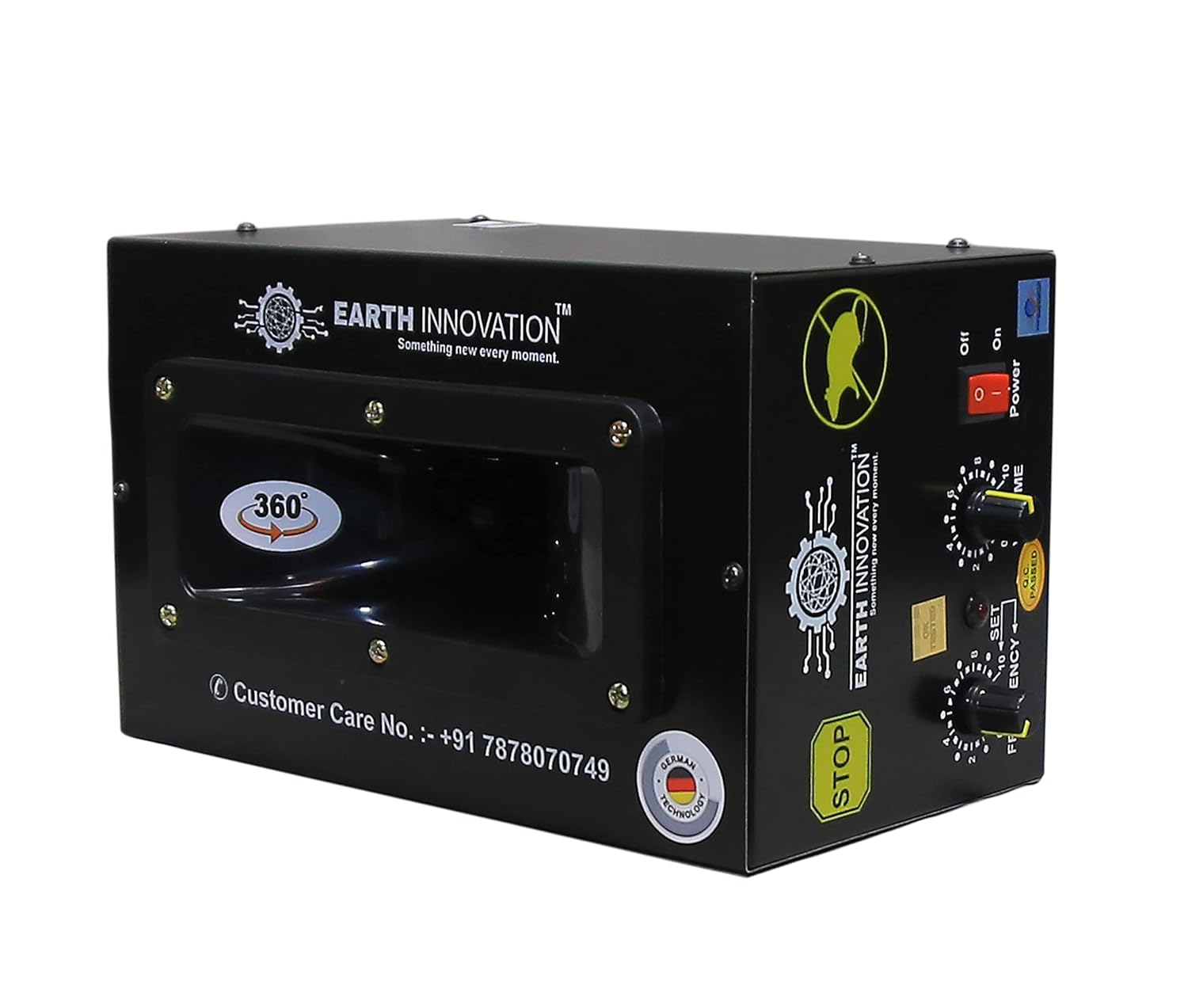 EARTH INNOVATION® Industrial Ultrasonic Rat and Rodent Repeller for ...