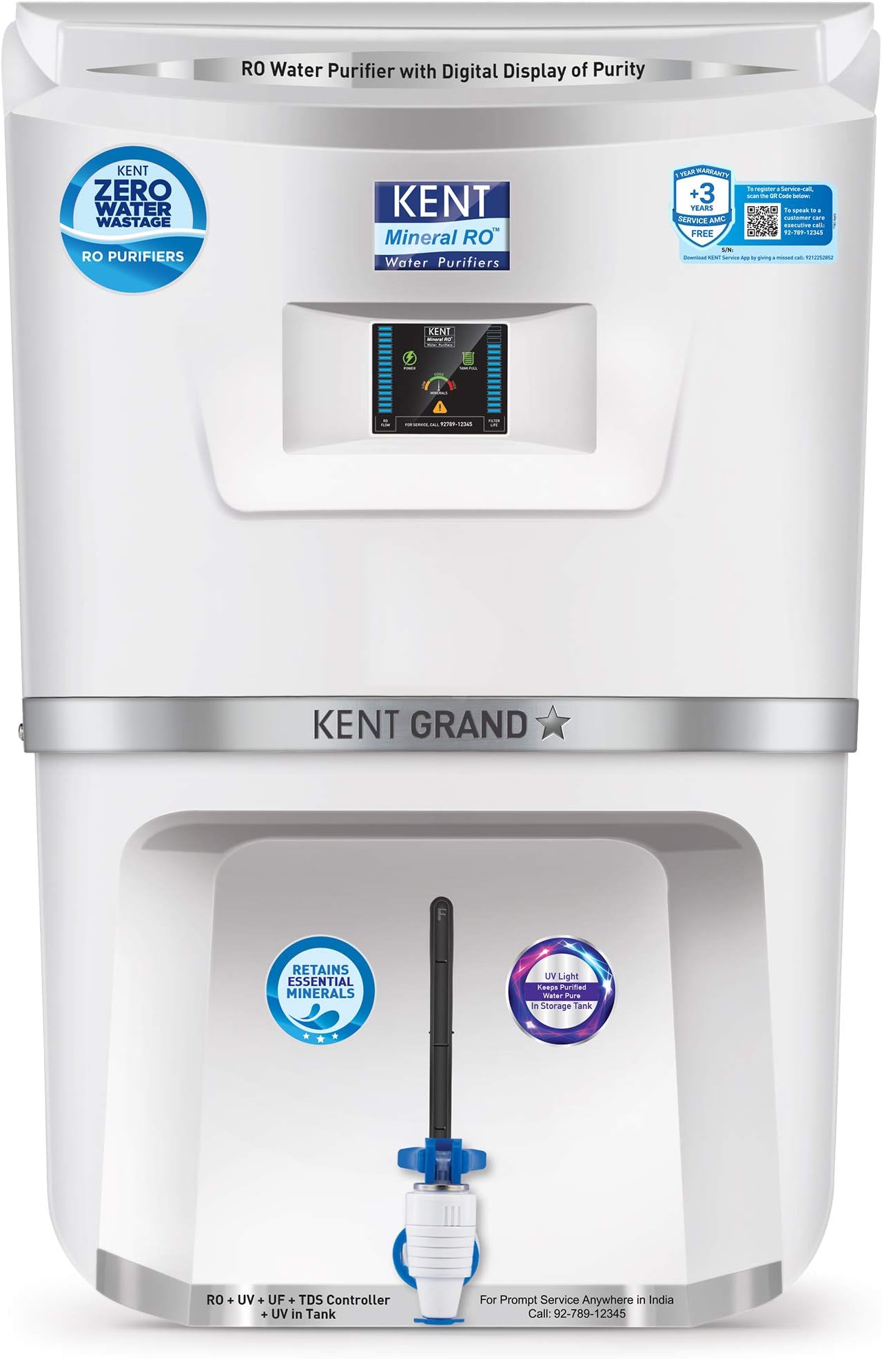 KENT Grand Star RO Water Purifier | 4 Years Free Service | Multiple ...