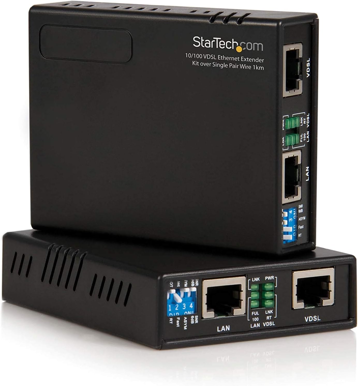 StarTech.com 110VDSLEXTEU - Kit Extensor de Ethernet 10/100 VDSL2 a ...