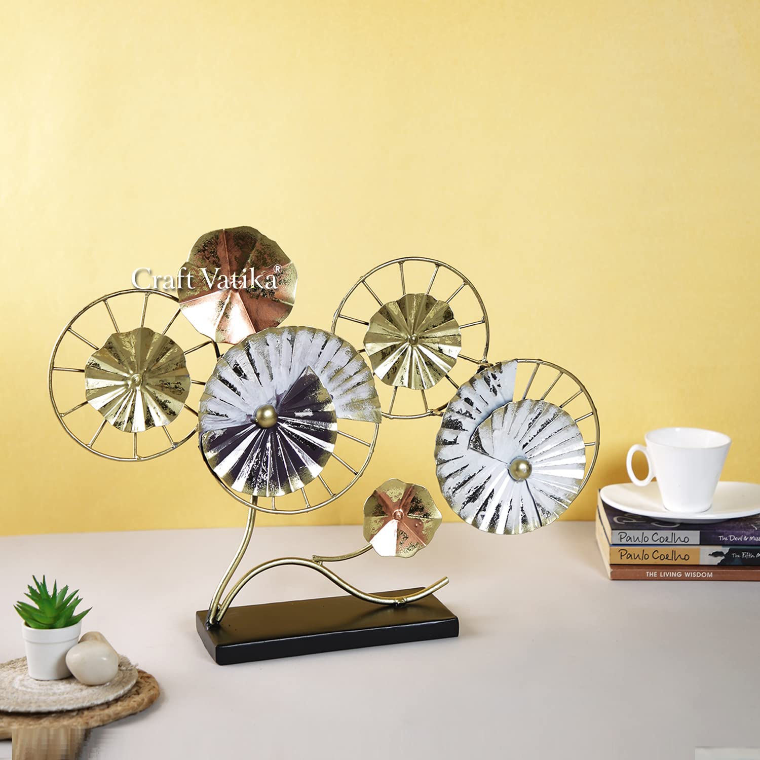 CraftVatika Table Top Decorative Items Metal Showpiece Collectible ...