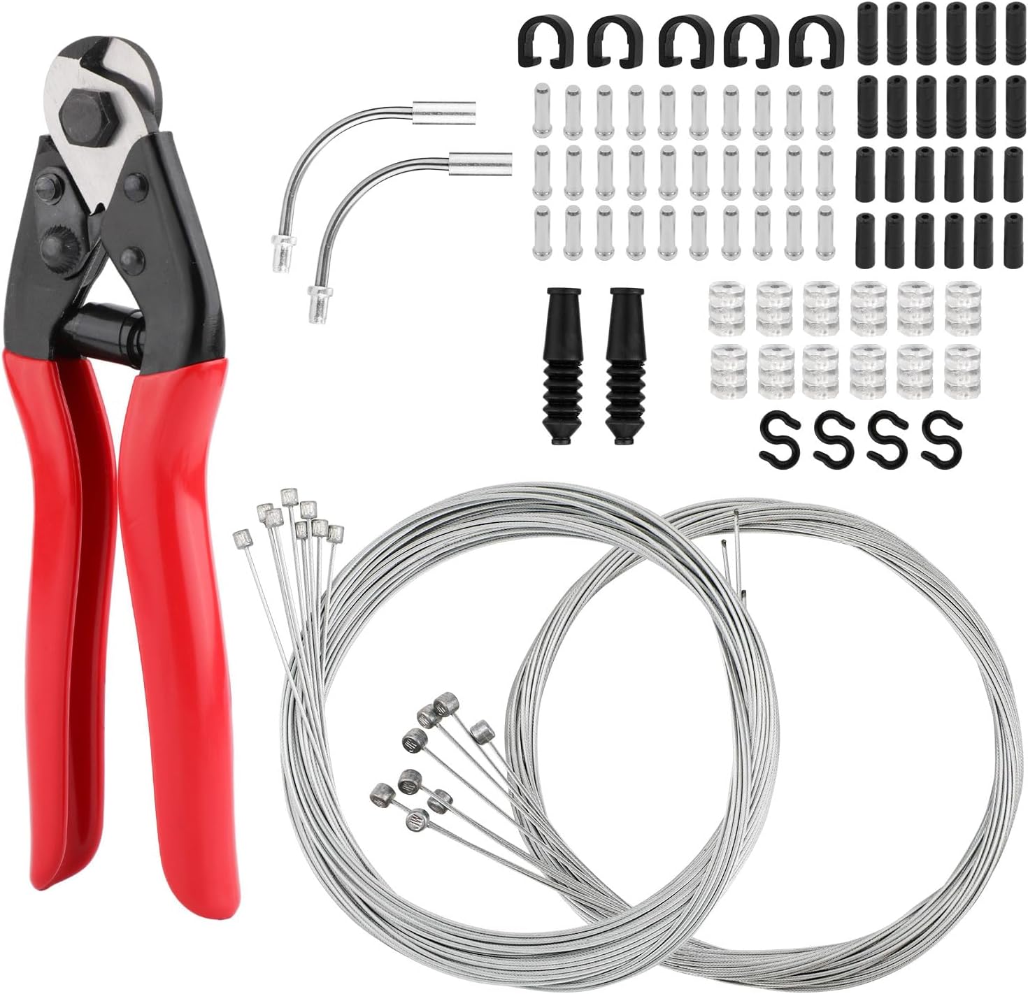 Amazon.com : 96pcs Universal Bike Cable Kit, Stainless Steel Break ...