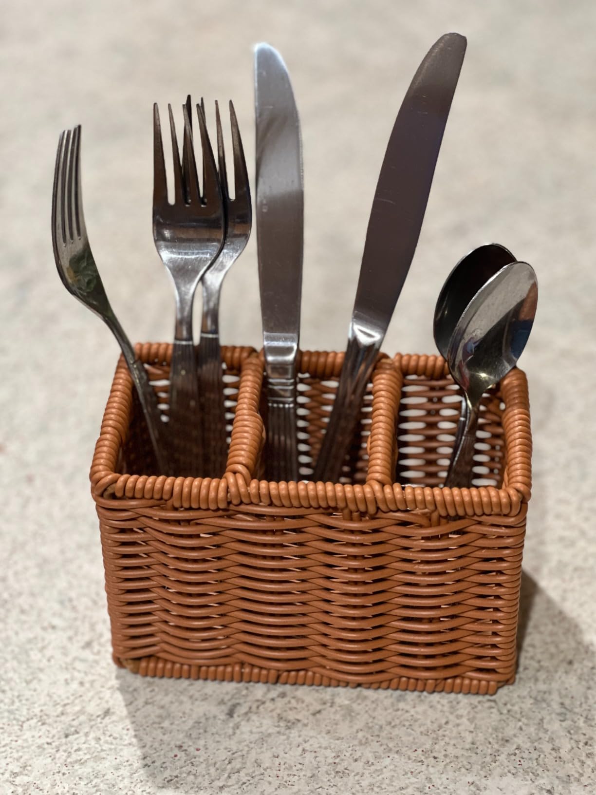 Amazon.com - Utensil Caddy Silverware Flatware Holder - 3 Compartment ...