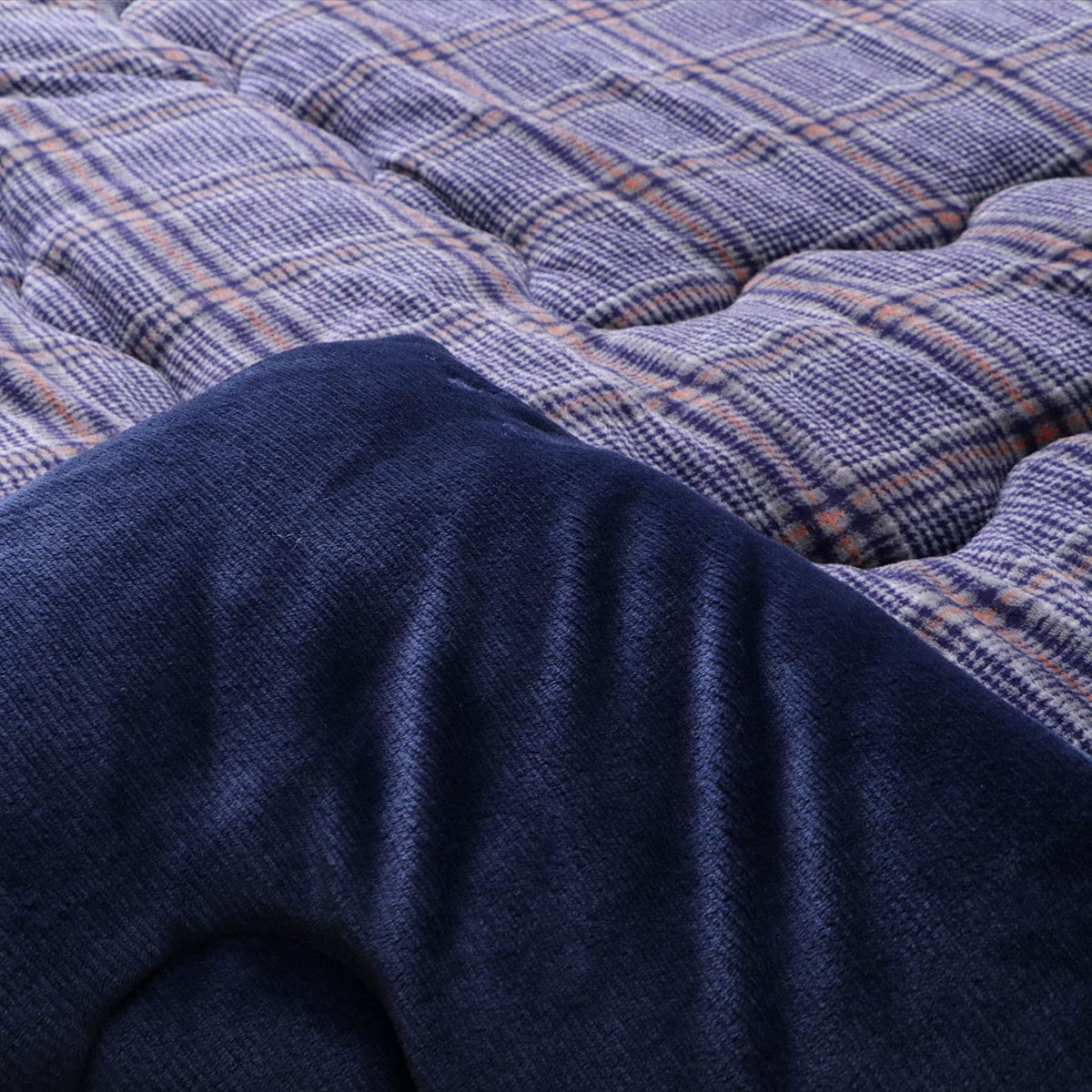 Amazon｜イケヒコ こたつ布団 カリス 約190×190cm ネイビー カジュアル