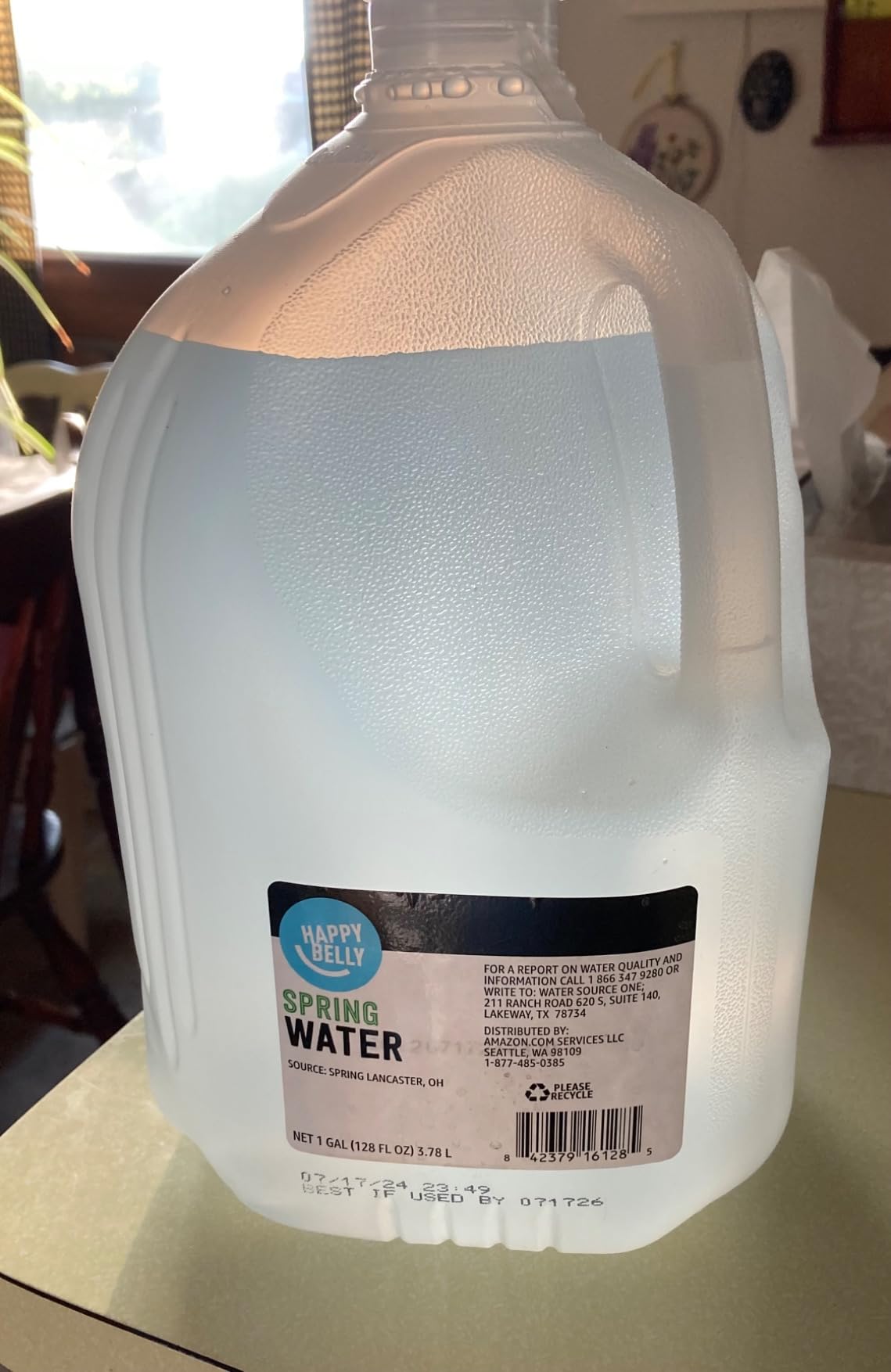 Amazon.com: Amazon Brand - Happy Belly Spring Water, 128 Fl Oz (Pack of 1)