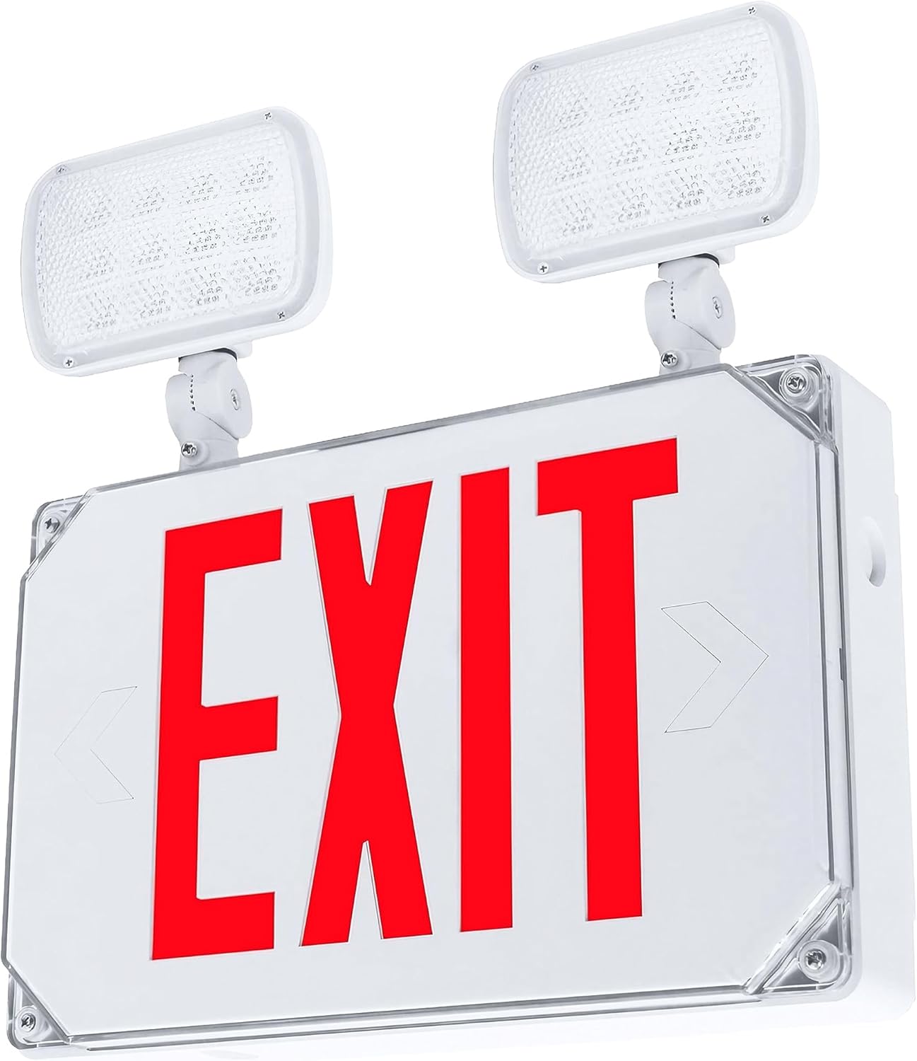 KastLite LED Wet Rated Exit Sign/Light Combo | Emergency Exit Lighting ...