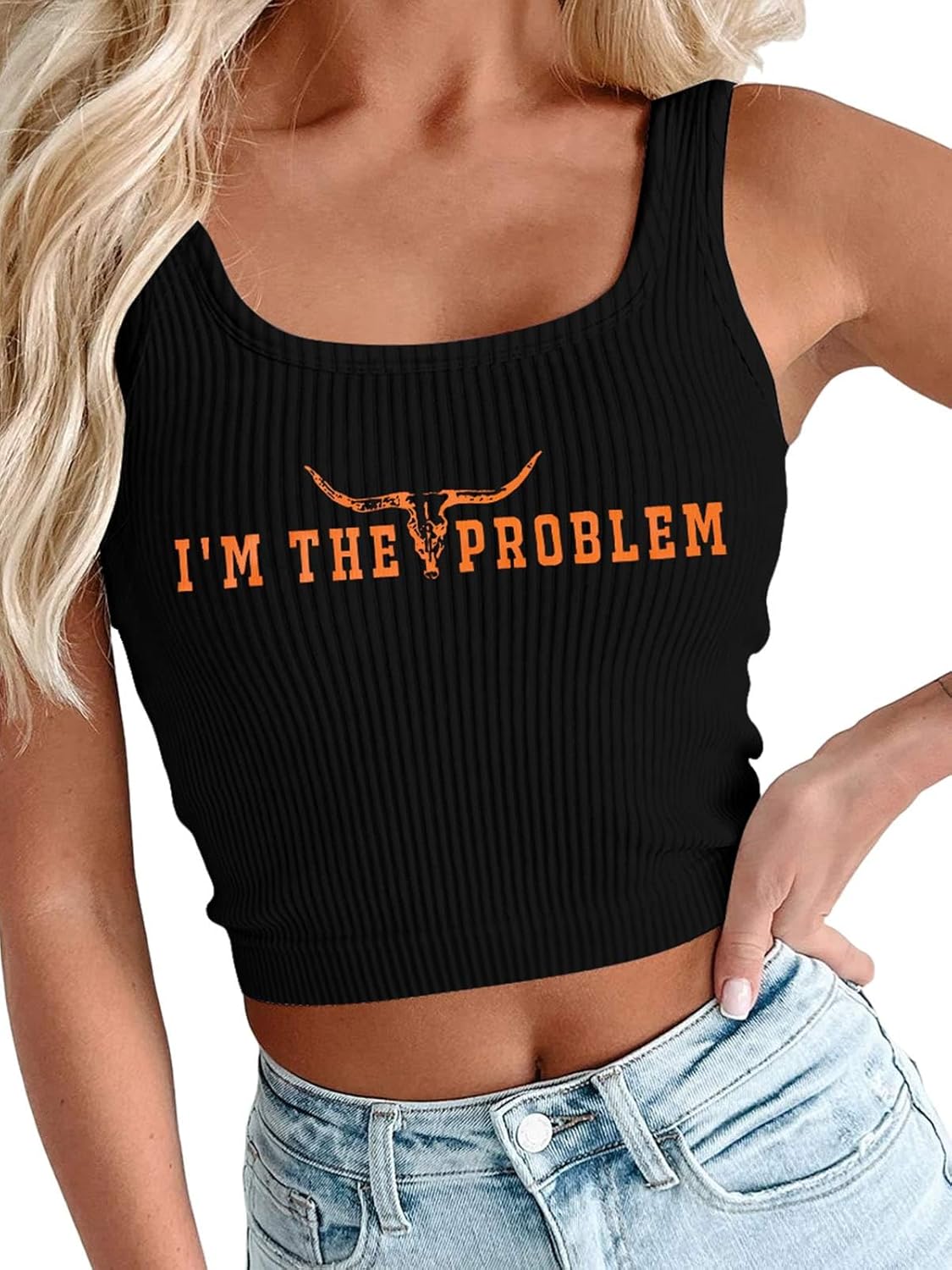 Western Tank Top Country Music Crop Tops Cowgirl Shirts Country Music ...