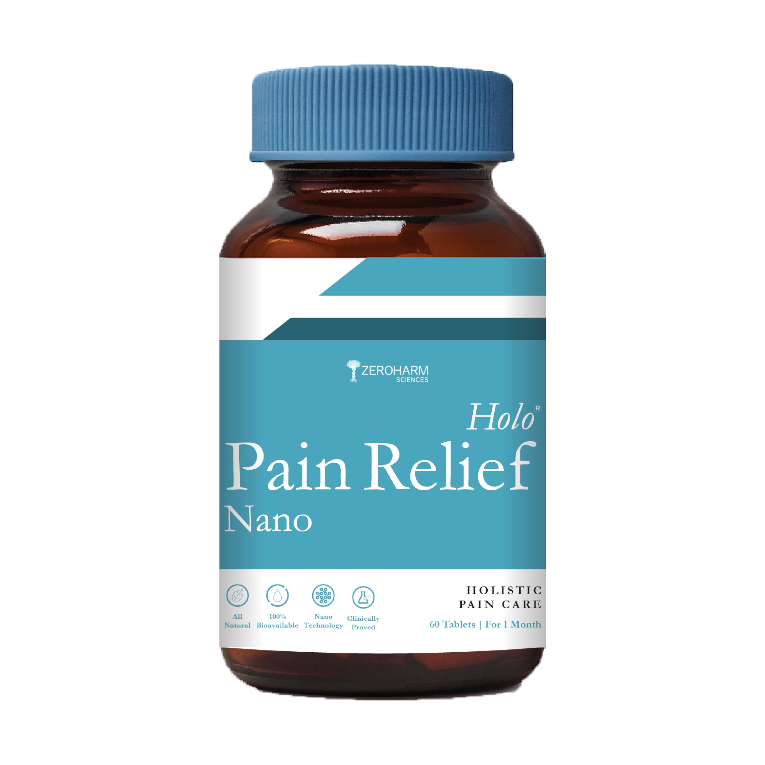 ZEROHARM Holo Pain Relief Tablets|Plant-Based|Pain Management|Reduces ...