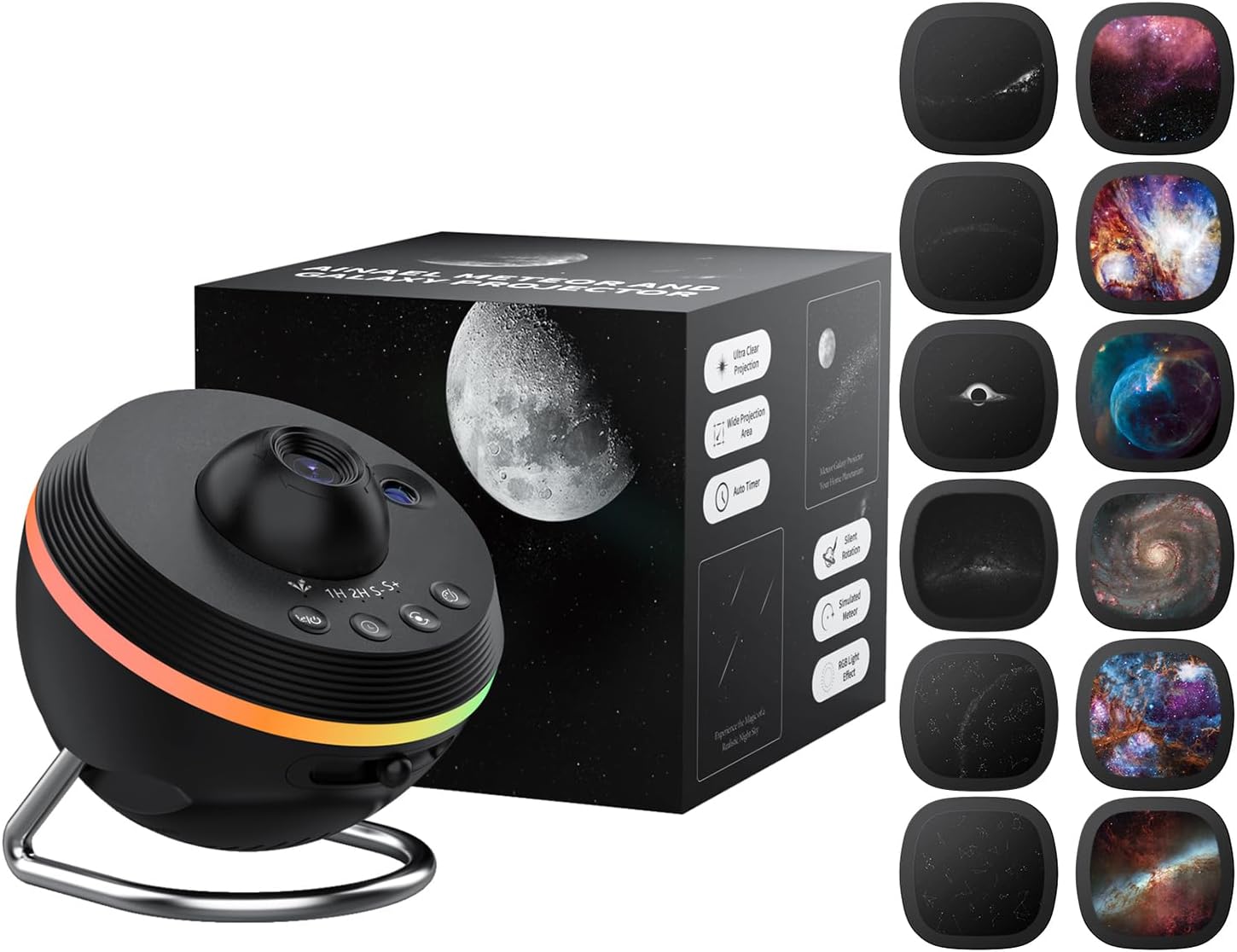 Ainael Galaxy Projector, Star Projector Home Planetarium Starry Sky ...