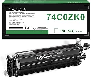 Amazon.com: magiclocci 74C0ZK0 High Yield Imaging Unit Black(1-Pack ...